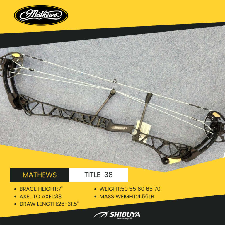 ～MATHEWSの2024年モデル【TITLE 38】入荷しました！ – Shibuya Archery Staff Blog
